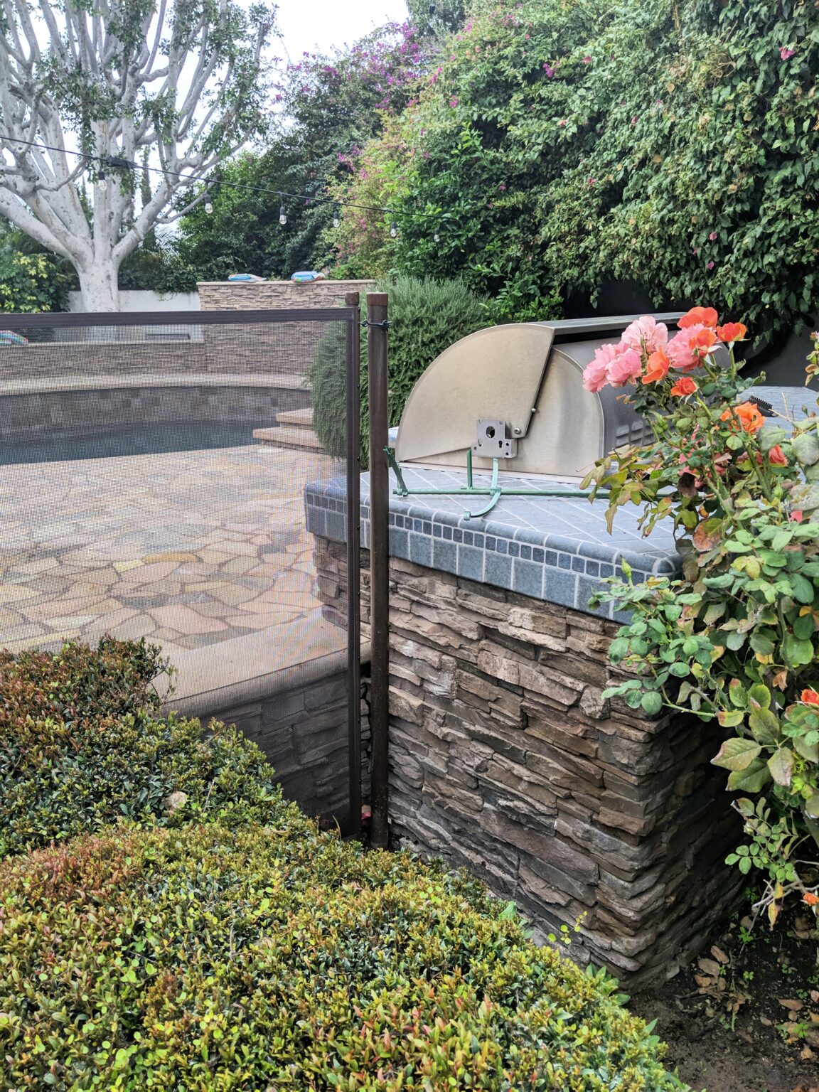 Round Terminating Post - All-Safe Pool Fence & Covers